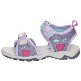 Lico Kinder Sandale "Sandale Blacky V", Gr. 28, lila, Synthetik, Schuhe