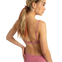 Roxy Damen Bandeau-Bikini-Top "Beach Classics", rosa, Gr. M, Obermaterial: 85% Polyester, 15% Elasthan;, Bikini-Oberteile