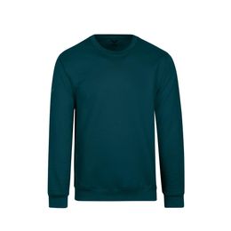 TRIGEMA Damen Sweatshirt "TRIGEMA Sweatshirt", blau, Basic, Gr. XXL, 70% Baumwolle, 30% Polyester, Sweatshirts
