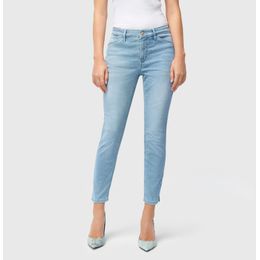 MAC Damen 7/8-Jeans "Dream Summer", blau, Gr. 38, Denim/Jeans, Obermaterial: 75% Baumwolle, 12% Modal, 9% Polyester, 4% Elasthan, Jeans, verk&uuml;rzt mit