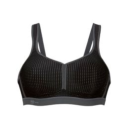 Anita Damen Sport-BH "Sport BH performance", Gr. 80, grau, Obermaterial: 62% Polyamid PA. 21% Polyester PES. 17% Elasthan EL., BHs