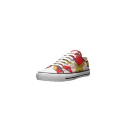 Ethletic Damen Sneaker "Trainer White Cap Lo Cut", Gr. 38, rot, Obermaterial: 100% Baumwolle. Sohle: 100% Naturkautschuk, Schuhe, Keine Angabe