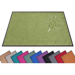 Fu&szlig;matte Hanse Home, B:120cm H:7mm L:180cm, gr&uuml;n, Kunstfaser, Au&szlig;enbereich, Teppiche, "Wash & Clean", Schmutzfangmatte, T&uuml;rmatte, In- und Outdoor,