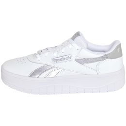 Reebok CLASSIC Damen Sneaker "REEBOK COURT ADVANCE SURGE", Gr. 37,5ftwrwei&szlig;, grau1, chromepeyer20, Leder, Synthetik, Schuhe
