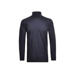 Ragman Herren Sweatshirt "Longsleeve Langarm Basic Rollkragen Regular Fit", blau, Gr. XL, Obermaterial: 100% Baumwolle CO., Sweatshirts