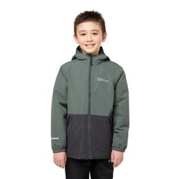 Jack Wolfskin Kinder Outdoorjacke "SNOWY DAYS JACKET K", grün, Gr. 92, Obermaterial: 100% Polyester, Jacken, Wärmend, winddicht, Übergangsjacke