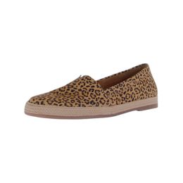 Gabor Damen Espadrille "Gabor Halbschuhe Leder", Gr. 40,5, braun, Leder, Schuhe