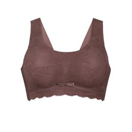 Damen Bralette "Essential Lace", ANITA SINCE 1886, Gr. S, lila, Stoff, Obermaterial: 61% Polyamid, 39% Elasthan, Mesh, gemustert, unifarben, BHs, mit