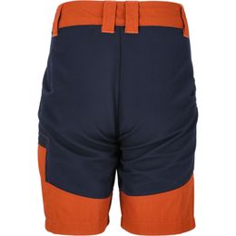 ZIGZAG M&auml;dchen Shorts "Bono", orange, Gr. 104, mehrfarbig, 93% Polyester, 7% Elasthan, Hosen, mit praktischem Dehnbund