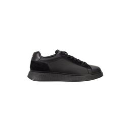BOSS Herren Sneaker "Sneaker Bulton Runn sdgrlt", Gr. 43, schwarz, Obermaterial: 100% Rindsleder Leather cow. Futter: 100% Polyester PES. 100% Gummi