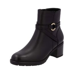 Remonte Damen Stiefelette "Remonte Stiefelette Leder", Gr. 40, schwarz, Leder, Schuhe