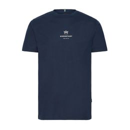 Kronstadt Herren Rundhalsshirt "Rundhalsshirt KSMccarto", blau, Gr. XL, Obermaterial: 100% Baumwolle CO., Shirts