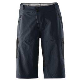 Gonso Damen Radhose "CASINA", blau, Gr. 36, 78% Polyamid, 11% Polyester, 11% Elastan, Hosen, Damen Bike-Shorts, Fahrradhose, Sitzpolster und Taschen,
