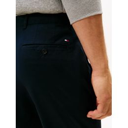 Tommy Hilfiger Herren Chinohose "CORE DENTON ESSENTIAL", blau, Gr. 33, unifarben, Twill, Obermaterial: 97% Baumwolle, 3% Elasthan, Hosen, Straight