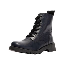 Fly London Damen Schn&uuml;rstiefelette "Fly London Stiefelette Leder", Gr. 37, blau, Leder, Schuhe