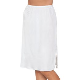 Nina von C. Damen Unterrock "Halbrock L&auml;nge 60 cm Elegance", Gr. 38, wei&szlig;, Obermaterial: 81% Viskose CV. 19% Polyester PES., R&ouml;cke