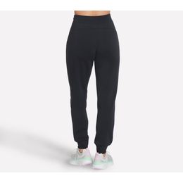 Skechers Damen Jogginghose "SKECHLUXE ELEVATE JOGGER", schwarz, Gr. L, Obermaterial: 53% Viskose, 39% Polyester, 8% Elasthan, Hosen, aus SKECHWEAVE