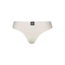 HUGO UNDERWEAR Damen Slip, Gr. XS, beige, Jersey, Obermaterial: 90% Modal, 10% Elasthan, unifarben, Unterhosen, mit HUGO Stickerei
