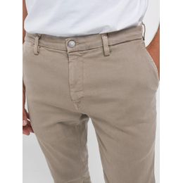 Replay Herren Chinohose "ZEUMAR", beige, Gr. 34, unifarben, Web, Obermaterial: 91% Baumwolle, 6% Elastomultiester, 3% Elasthan, Hosen, Slim Fit