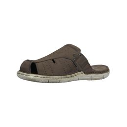 Hush Puppies Herren Clog "Hush Puppies Clogs Leder", Gr. 41, braun, Leder, Schuhe