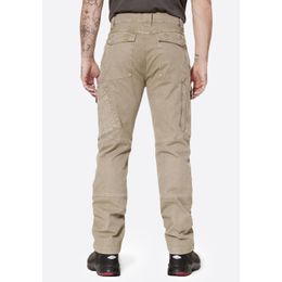 Herren Workerjeans "CALGARY Denim Workwear Arbeits-Cargojeans", beige, Gr. 56, HERO by John Medoox, Denim/Jeans, 98% Baumwolle, 2% Elasthan, Jeans,