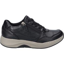 Josef Seibel Damen Sneaker "Elli 06, schwarz", Gr. 36, schwarz, Obermaterial: 80% Rindsleder Leather cow. 20% Textilmaterial TEXMAT., Schuhe