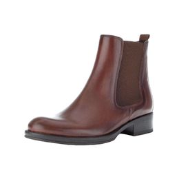 Gabor Damen Stiefelette "Gabor Stiefelette Leder/Textil", Gr. 39, braun, Leder, Textil, Schuhe