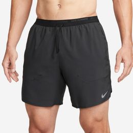 Nike Herren Laufshorts "DRI-FIT STRIDE MENS 7" BRIEF-LINED", schwarz, Gr. M, Obermaterial: 100% Polyester, Hosen