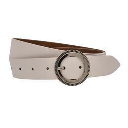 AnnaMatoni Damen Lederg&uuml;rtel "AnnaMatoni Lederg&uuml;rtel Glim2 Lederg&uuml;rtel Glim2", wei&szlig;, Gr. 115, 100% Leder, G&uuml;rtel