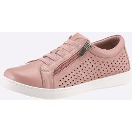 Andrea Conti Damen Sneaker, Gr. 39, rosa, Glattleder, Leder, Schuhe