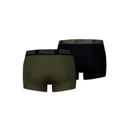 Puma Herren Boxershorts "Boxershort 2er Pack", Gr. XL, schwarz, Obermaterial: 95% Baumwolle CO. 5% Elasthan EL., Unterhosen