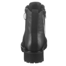 Remonte Damen Schn&uuml;rstiefelette, Gr. 36, schwarz, Leder, unifarben, Schuhe, Blockabsatz, Stiefelette, Schn&uuml;rboots, Flats im Used Look