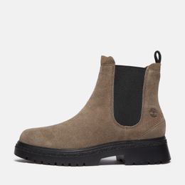 Timberland Damen Chelseaboots "CAMBRIA VALLEYMID CHELSEA BOOT", Gr. 37, grau, Leder, Schuhe, Stiefelette, Winterschuhe, Ankle Boots