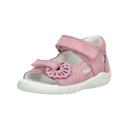 Pepino Kinder Riemchensandale "Pepino Sandalen Leder", Gr. 23, rosa, Leder, Schuhe