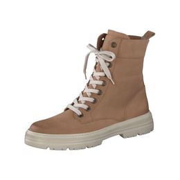 Paul Green Damen Schn&uuml;rstiefelette "Paul Green Stiefelette Nubukleder", Gr. 38,5, braun, Nubukleder, Schuhe