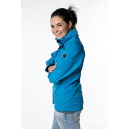 DEPROC Active Damen Outdoorjacke "KIMBERLEY WOMEN", blau, Gr. 34, Web, 88% Polyamid. 12% Polyester Elasthan Twill, Jacken, auch in Gro&szlig;en Gr&ouml;&szlig;en
