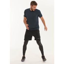 Endurance Herren Lauftights "TRANNY XQL", schwarz, Gr. XXL, unifarben, 90% Polyester, 10% Elasthan, Hosen, mit Windblocker-Material