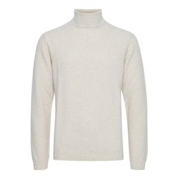 Casual Friday Herren Rollkragenpullover "Strickrollkragenpull CFKarl", beige, Gr. L, Obermaterial: 80% Wolle WO. 20% Polyamid PA., Pullover