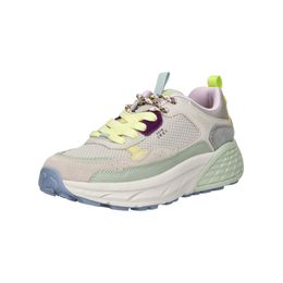 JEEP Herren Sneaker "JEEP Sneaker Lederimitat/Textil", Gr. 39, beige, Lederimitat, Textil, Schuhe