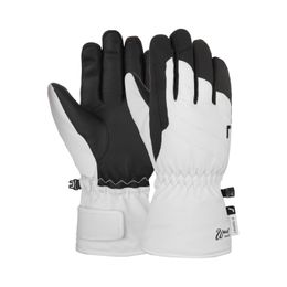 Reusch Kinder Skihandschuhe "Angie R-TEX XT Junior", schwarz-weiß, Gr. 6,5, 93% Polyester, 5% Polyurethan, 2% Elasthan, Handschuhe, mit wasser- und