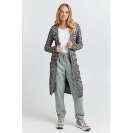 oxmo Damen Strickjacke "Strickjacke OXPhiletta", blau, Gr. XS, Obermaterial: 100% Baumwolle CO., Strickjacken