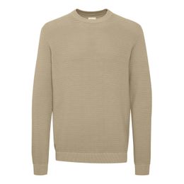 !Solid SOLID Herren Strickfleece-Pullover "Strickpullover SDValencia", braun, Gr. L, Obermaterial: 100% Baumwolle CO., Pullover