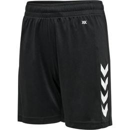 Hummel Jungen Trainingsshorts "HMLCORE XK POLY SHORTS KIDS", schwarz, Gr. 152, Obermaterial: 100% Polyester, Hosen, für Kinder