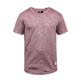 !Solid SOLID Herren Rundhalsshirt "Rundhalsshirt SDRigos", rot, Gr. M, Obermaterial: 100% Baumwolle CO., Shirts