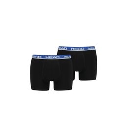 Head Herren Boxershorts "Boxershort Basic Boxer 2P 2er Pack", Gr. XL, schwarz, Obermaterial: 95% Baumwolle CO. 5% Elasthan EL., Unterhosen