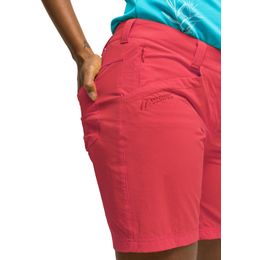 Maier Sports Damen Funktionsshorts "Lulaka Shorts", rot, Gr. 44, 90% Polyamid, 10% Elasthan, Hosen, Damen Shorts, kurze Wanderhose, Outdoorhose mit 4