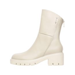 Nero Giardini Damen Stiefelette "Nero Giardini Stiefelette Leder", Gr. 41, beige, Leder, Schuhe