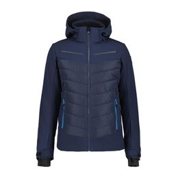 Icepeak Herren Softshelljacke "Icepeak FREMONT", blau, Gr. 48, Softshell, Obermaterial: 97% Polyester, 3% Elasthan, Jacken, mit dezenten