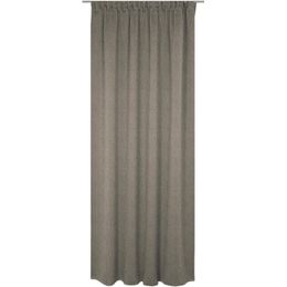 Vorhang WIRTH, B:132cm H:175cm, lila, Jacquard, Baumwolle, Polyester, Wohnzimmer, Gardinen, "Torbole"