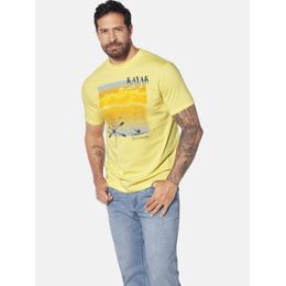 Jan Vanderstorm Herren T-Shirt "T-Shirt HEYFAR", gelb, Gr. XL, Obermaterial: 100% Baumwolle CO., Shirts